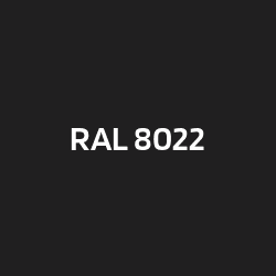 RAL 8022 Schwarzbraun (RAL Classic) | RALfarbpalette.de